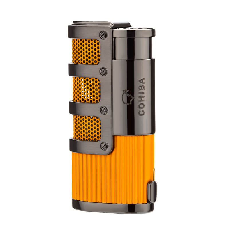Bật lửa khò hút xì gà 3 tia lửa mạnh mẽ hàng cao cấp